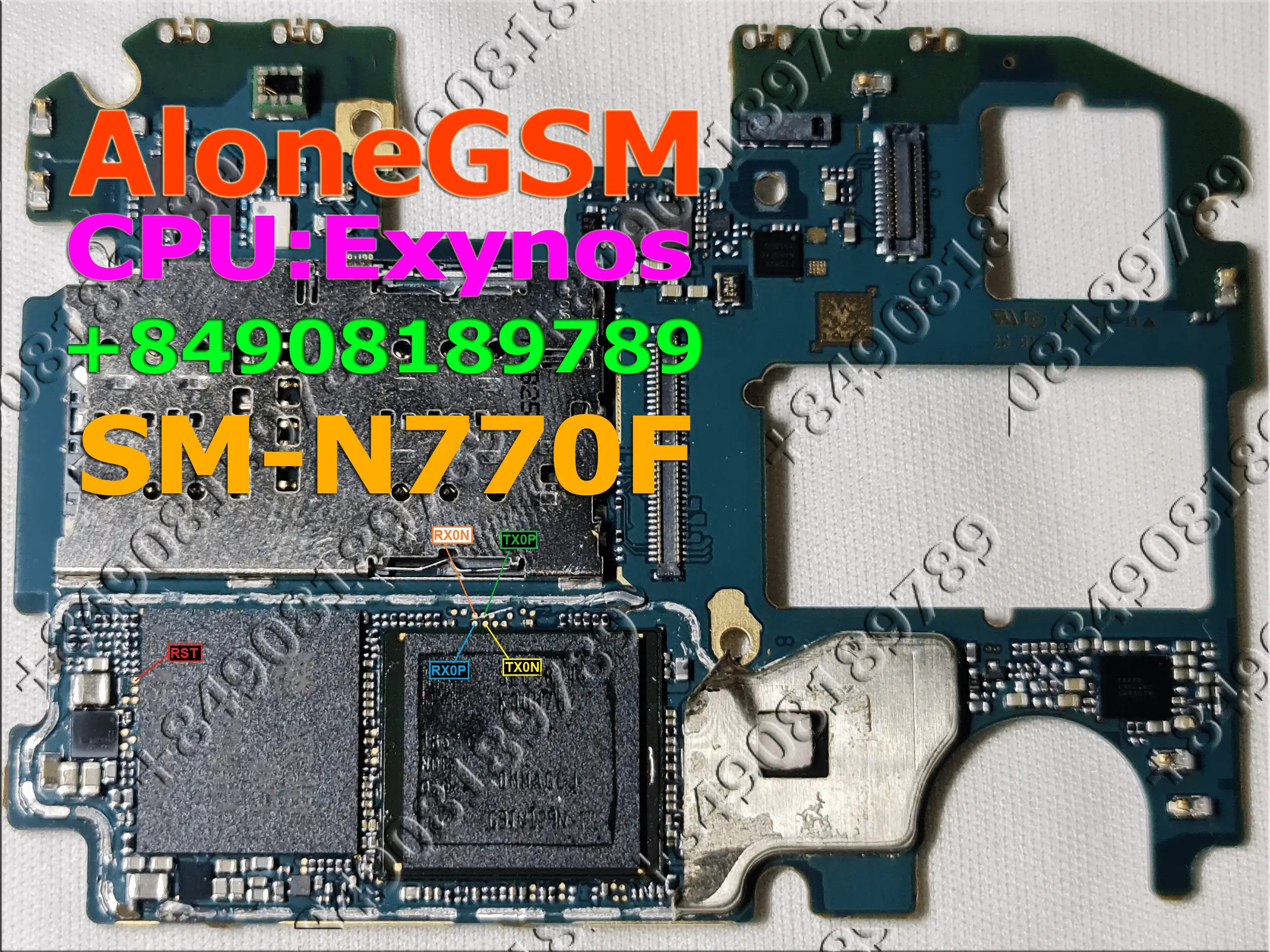 N770F UFS ISP PINOUT