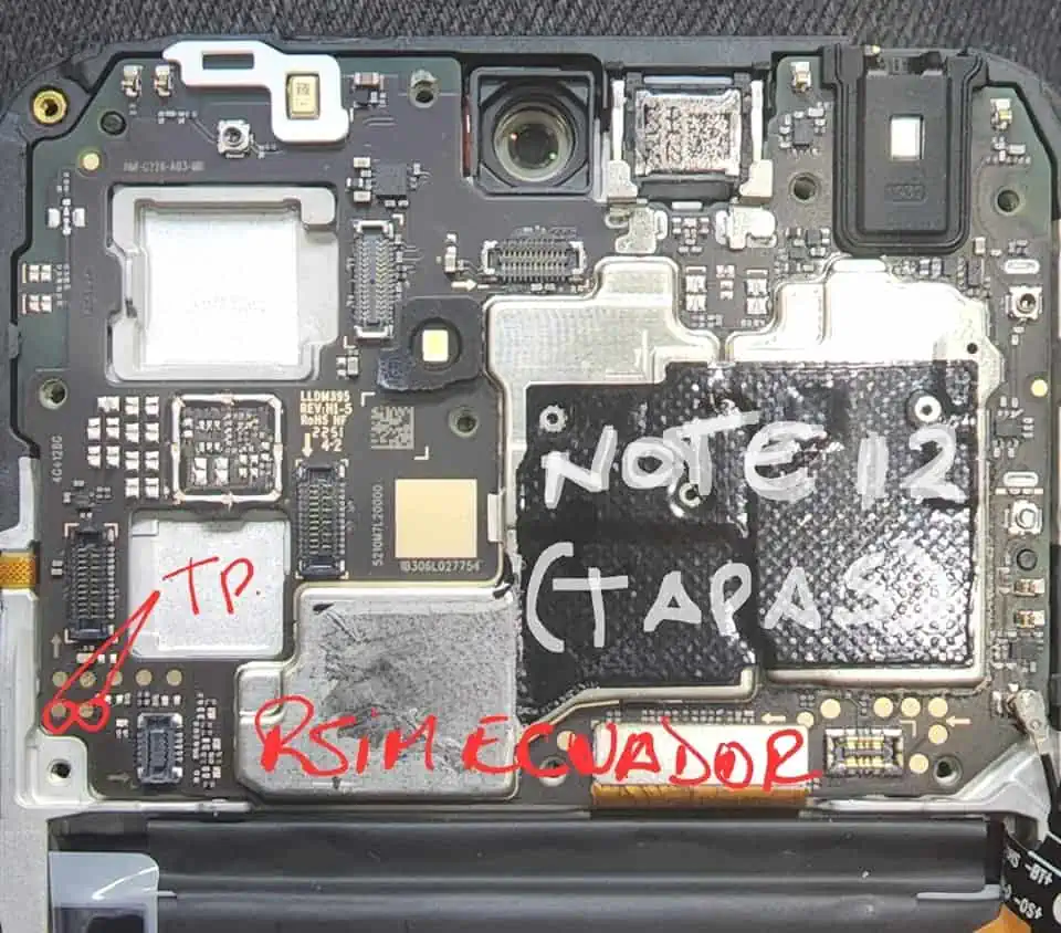 XIAOMI NOTE 12 TESTPOINT XIAOMI NOTE 12 TESTPOINT