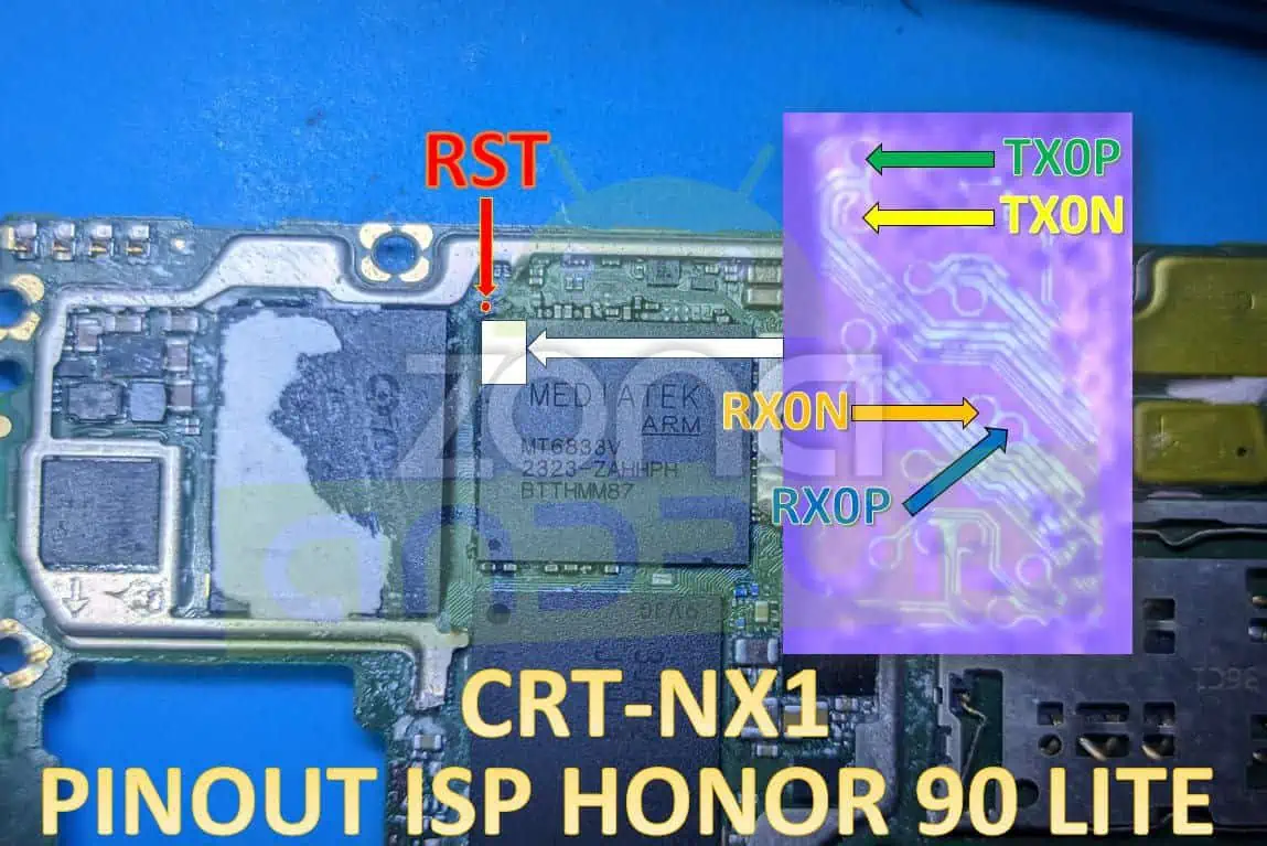 HONOR 90 LITE CRT LX1 ISP PINOUT