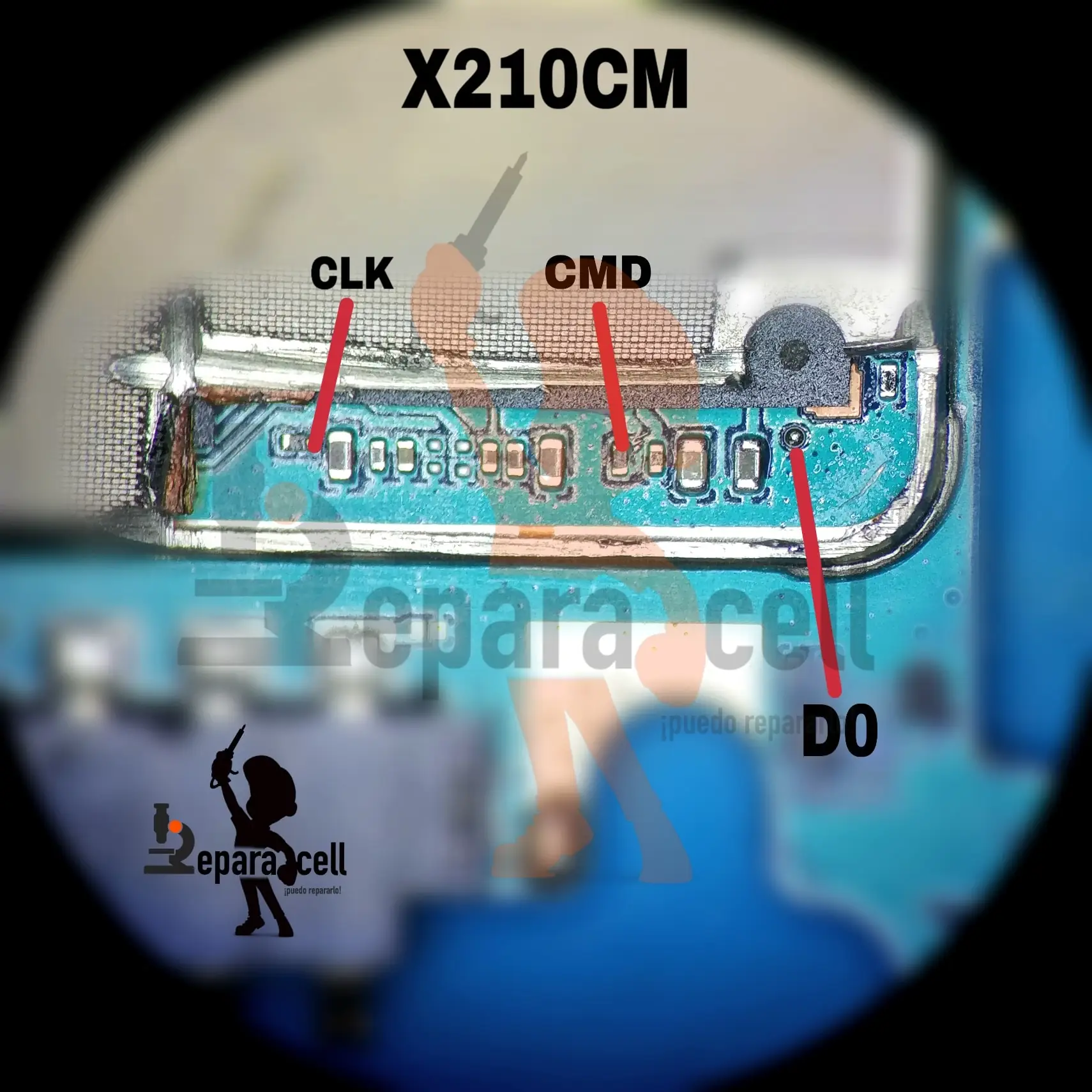 LG X210CM ISP PINOUT