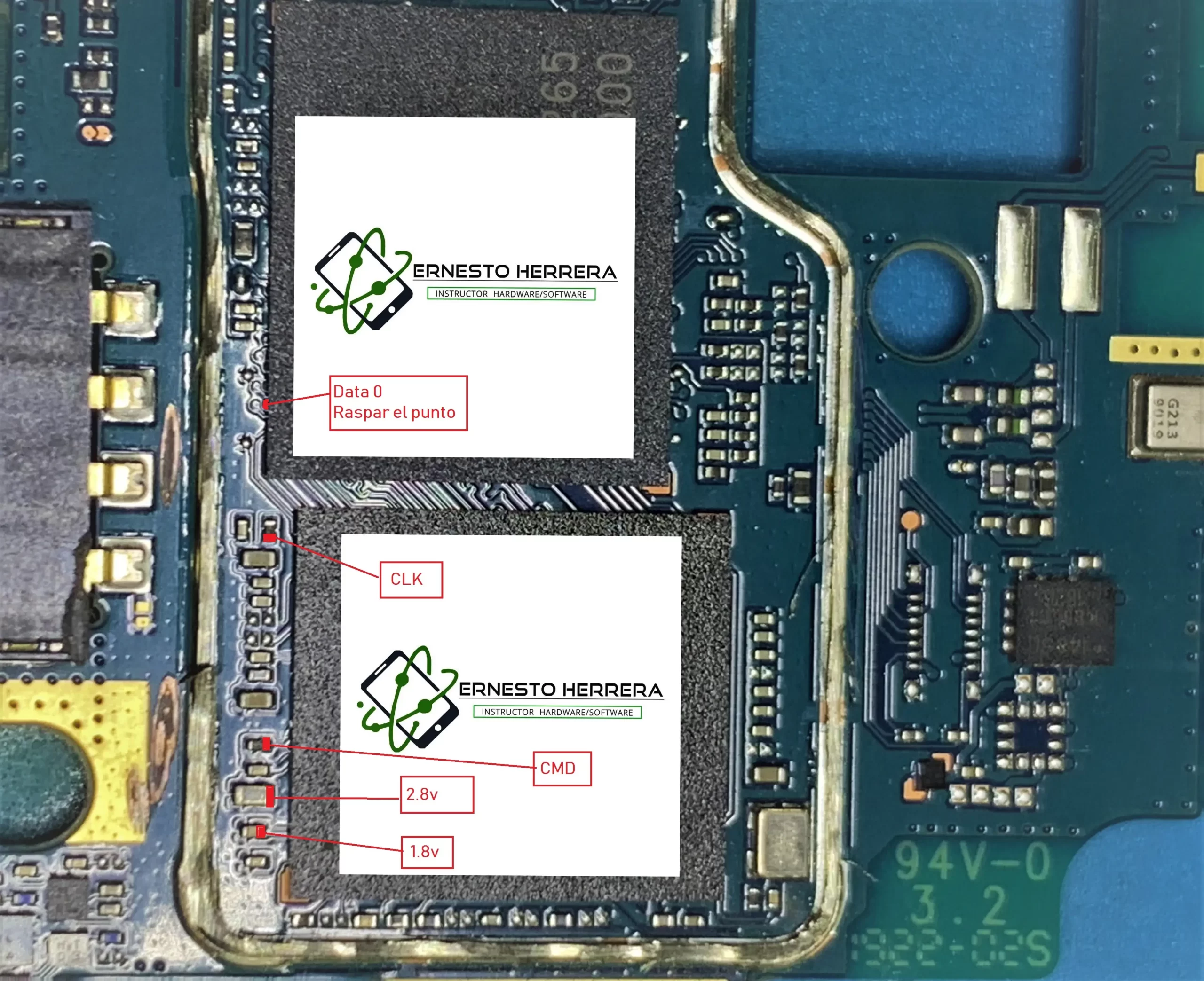 LG X220MB ISP PINOUT